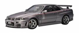 77358 Nissan Skyline Gt-R R34 200 Nismao S-Tune silber1:18 Autoart